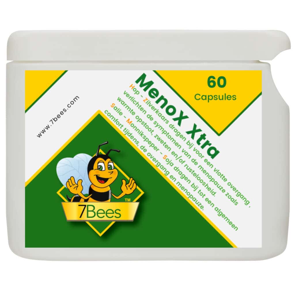 Menox Xtra - Menopauze-Opvliegers - 60 capsules - 7Bees