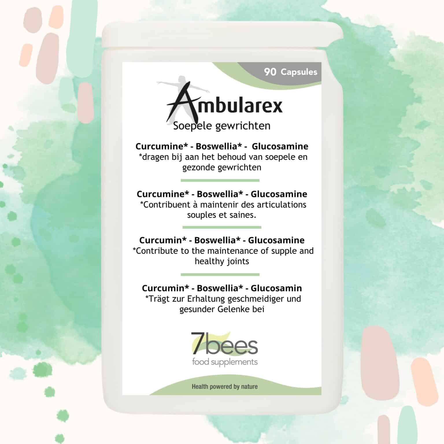 Ambularex - 90 capsules - Voor Soepele gewrichten - 7Bees